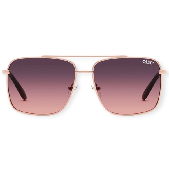 Quay Australia | Accessories | Quay Hot Take Sunglasses Rose Gold Frame ...
